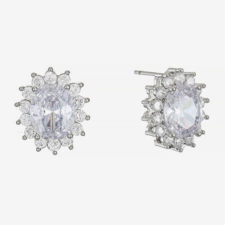 Click here for Monet Jewelry Timeless Silver Tone Halo Cubic Zirc... prices