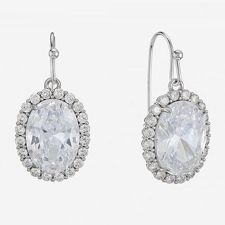Click here for Monet Jewelry Timeless Silver Tone Halo Womens Cub... prices