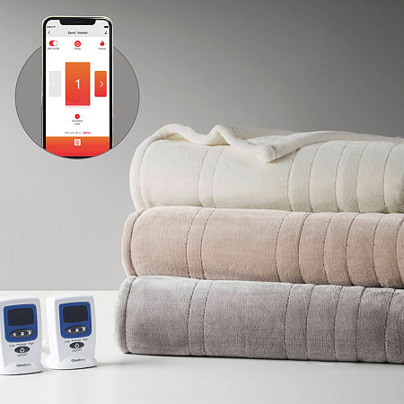 Click here for Beautyrest Microplush Heated Blanket with WiFi Tec... prices
