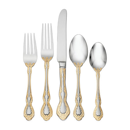 Click here for Oneida Golden Mandolina 45-Pc. Flatware Set  Servi... prices