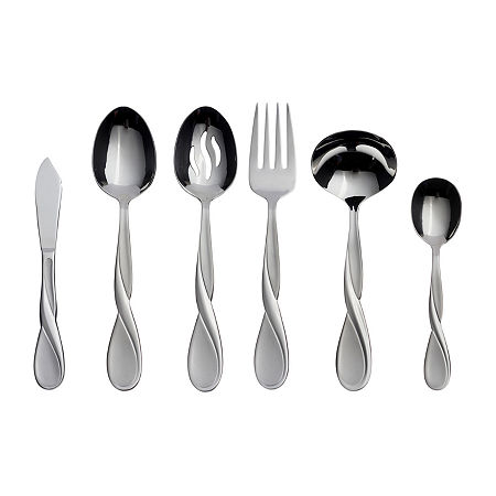 Oneida Satin Aquarius 6 Piece Hostess Set