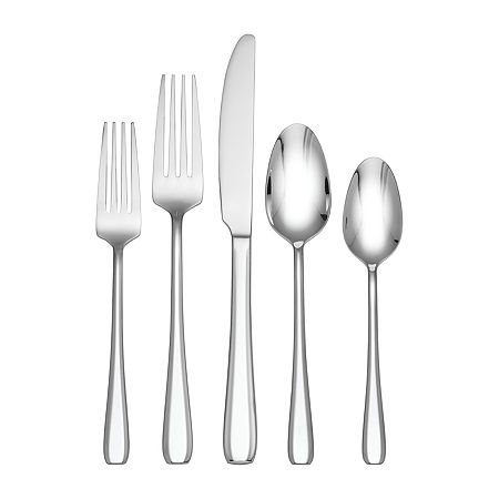 Oneida Waverly 20 Piece Everyday Flatware Set  Service For 4 - Metallic and Stainless