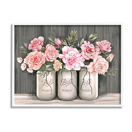 Click here for Stupell Industries Blossoming Pink Rose Bouquets F... prices