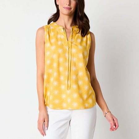 Click here for St. Johns Bay Womens Hidden Access Opening Split T... prices
