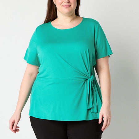 Click here for Liz Claiborne Womens Round Neck Short Sleeve Plus... prices