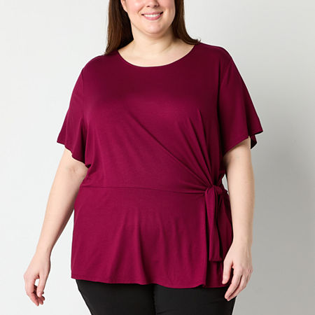 Click here for Liz Claiborne Womens Round Neck Short Sleeve Plus... prices