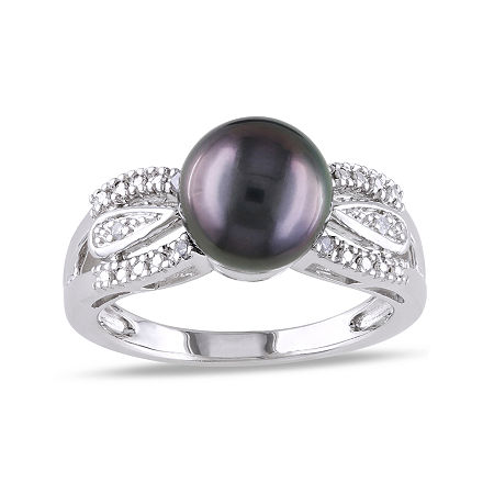 Click here for Genuine Black Tahitian Pearl & Diamond Accent Ster... prices