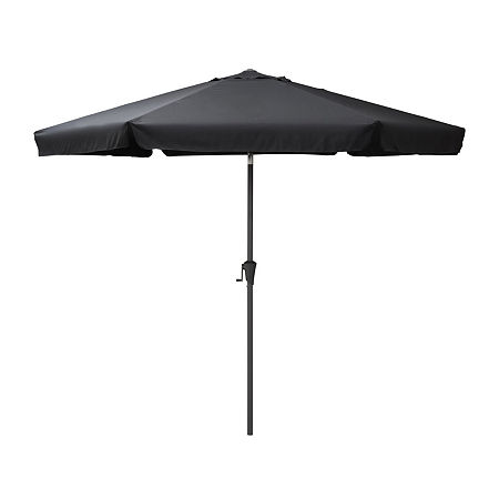 Click here for Round Patio Tilt Umbrella  One Size  Black prices