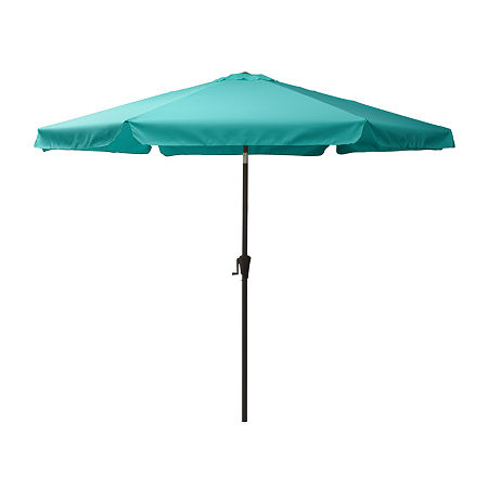 Click here for Round Patio Tilt Umbrella  One Size  Blue prices