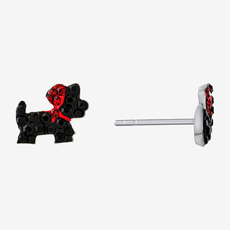 Click here for Silver Treasures Dog Black Crystal Sterling Silver... prices
