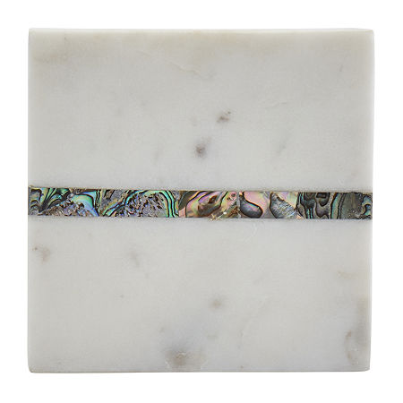 Click here for Gallery Luxury+Glam 4-pc. Coasters  One Size  Whit... prices