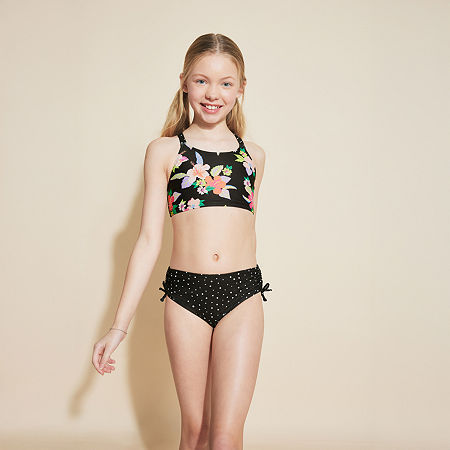 Click here for Roxy Big Kid Girls Floral 2-pc. Bikini Set  7  Bla... prices