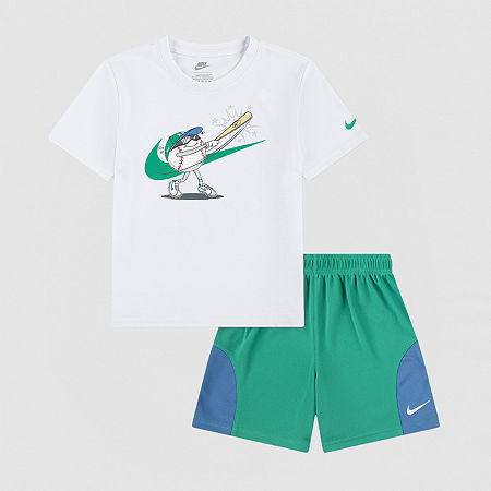 Click here for Nike Little Boys 4-pc. Short Set  6  Green prices
