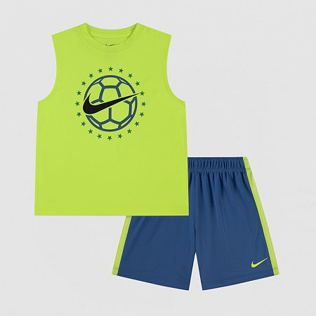 Click here for Nike Little Boys 3-pc. Short Set  4  Blue prices