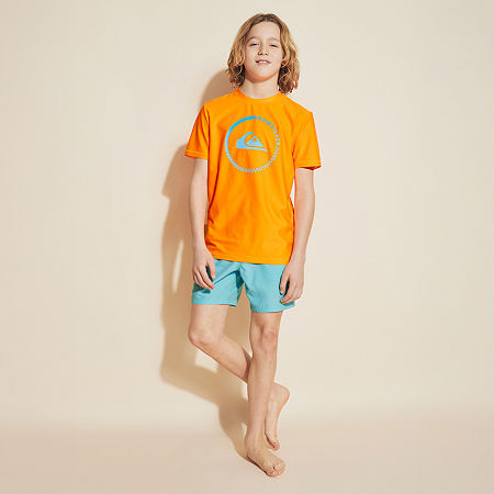 Click here for Quiksilver Big Kid Boys Swim Shirt  Small (8)  Ora... prices
