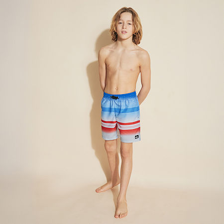 Click here for Quiksilver Big Kid Boys Striped Swim Trunks  X-lar... prices