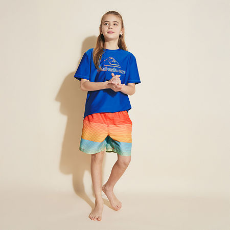 Click here for Quiksilver Big Kid Boys Striped Swim Trunks  Mediu... prices