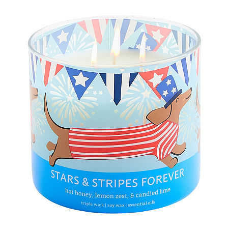 Click here for Distant Lands 14oz Stars & Stripes Forever 3-Wick... prices