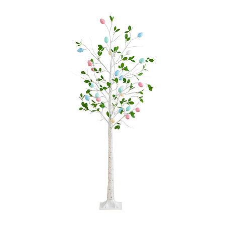 Click here for Nearly Natural 6ft Blooming Easter Egg Twig Indoor... prices