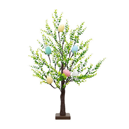 Click here for Nearly Natural 2ft Easter Egg Twig With Greens Ind... prices
