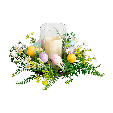 Click here for Nearly Natural 8 Candle Holder Artificial Flowers... prices