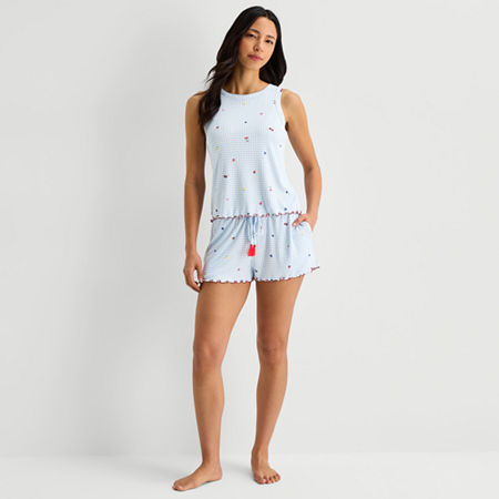Click here for Jaclyn Womens Round Neck Sleeveless 2-pc. Pajama S... prices