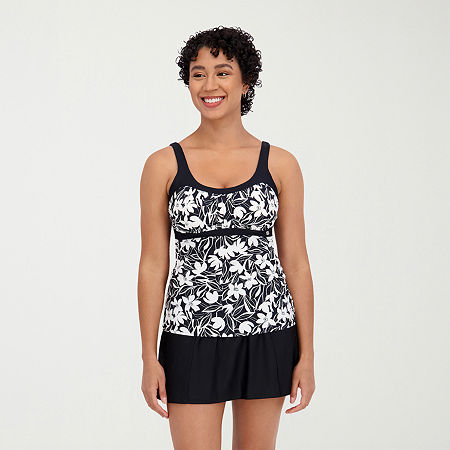 Click here for ZeroXposur Womens Comfort Straps Floral Tankini Sw... prices