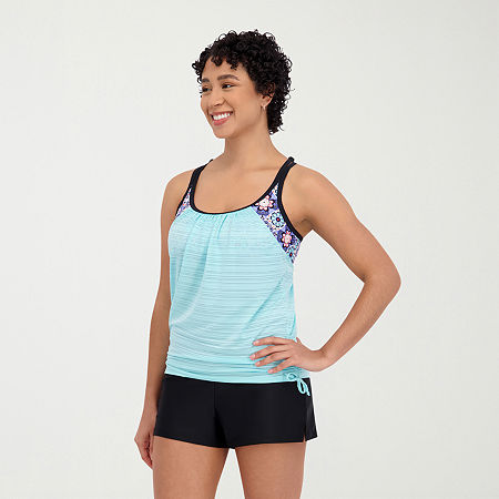 Click here for ZeroXposur Womens Geometric Tankini Swimsuit Top... prices