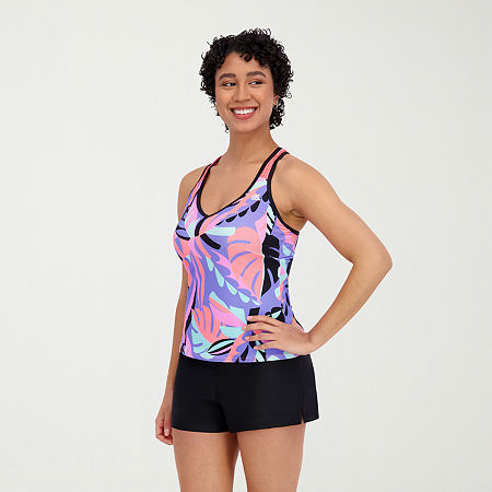 Click here for ZeroXposur Womens Built In Bra Tankini Swimsuit To... prices