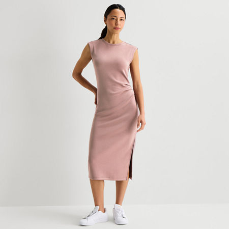 Click here for Stylus Womens Sleeveless Sheath Dress  Large  Pink prices