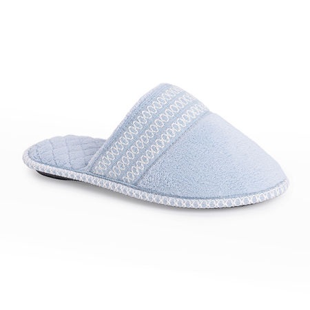 Click here for Muk Luks Cathy Scuff Womens Memory Foam Slip-On Sl... prices