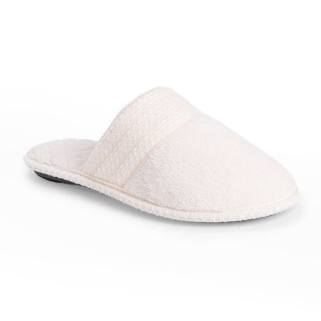 Click here for Muk Luks Cathy Scuff Womens Memory Foam Slip-On Sl... prices