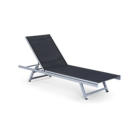 Click here for gallant Reclining Patio Lounger  One Size  Black prices