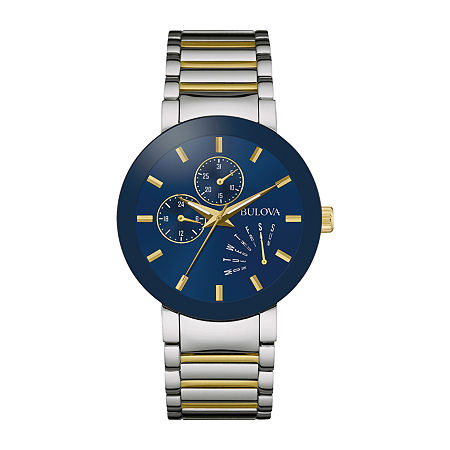 Click here for Bulova Futuro Mens Two Tone Stainless Steel Bracel... prices