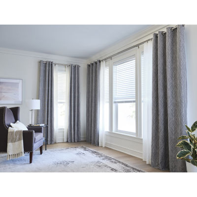 Fieldcrest Heritage Allegria Grommet Top Energy Saving Embroidered 100% ...