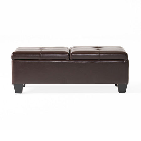 Click here for Merrill Storage Ottoman  One Size  Brown prices