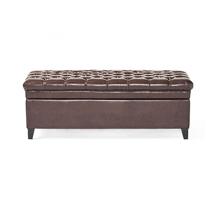 Click here for Juliana Storage Ottoman  One Size  Brown prices