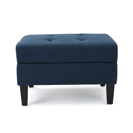 Click here for Zahra Storage Ottoman  One Size  Blue prices