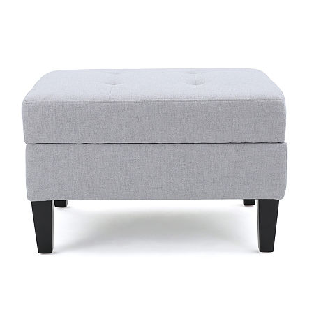 Click here for Zahra Tufted Ottoman  One Size  Gray prices