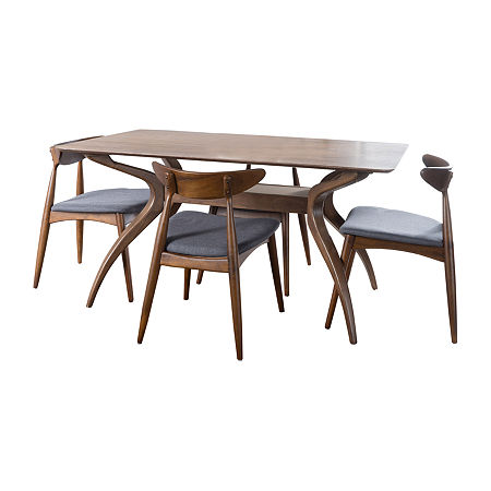 Click here for Barron 5-pc. Rectangular Dining Set  One Size  Bla... prices
