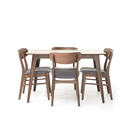 Click here for Megann 5-pc. Rectangular Dining Set  One Size  Gra... prices