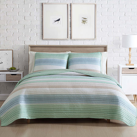 Click here for Beatrice Home Fashions Coralinn Quilt Set  One Siz... prices