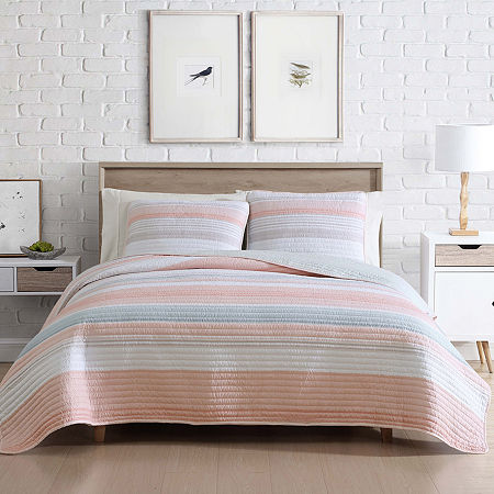 Click here for Beatrice Home Fashions Coralinn Quilt Set  One Siz... prices