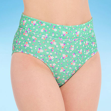 Click here for Decree Womens Lined Floral Juniors High Waist Biki... prices