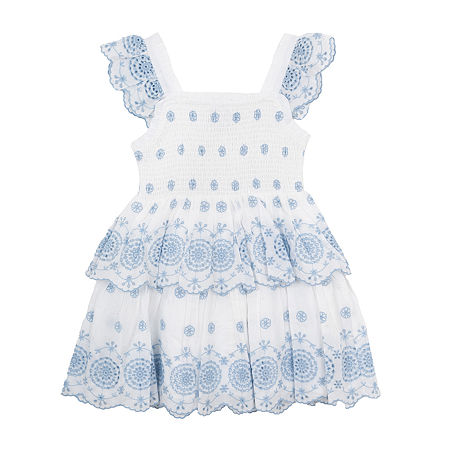 Click here for Rare Editions Big Kid Girls Short Sleeve Flutter S... prices