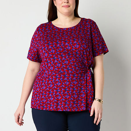 Click here for Liz Claiborne Womens Round Neck Short Sleeve Plus... prices