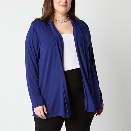 Click here for Liz Claiborne Womens Long Sleeve Open Front Plus C... prices