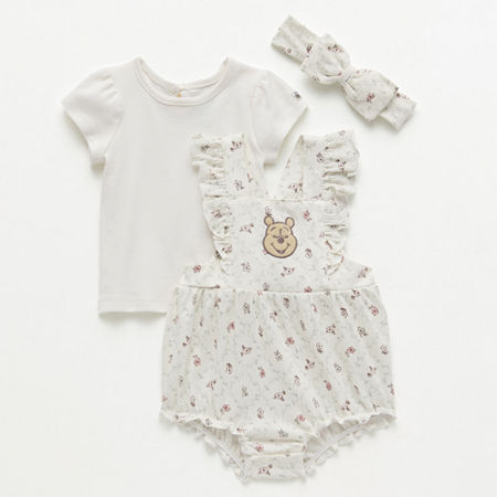 Click here for Disney Baby Girls 3-pc. Winnie The Pooh Shortall S... prices