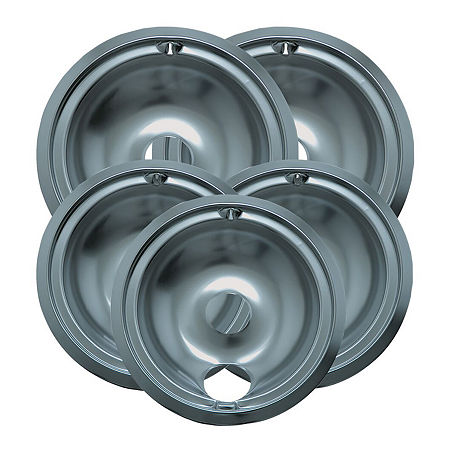 Click here for Range Kleen 5-pk Drip Bowl  One Size  Silver prices