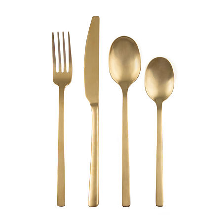 Click here for Cambridge Beacon Gold 16-pc. Flatware Set  One Siz... prices